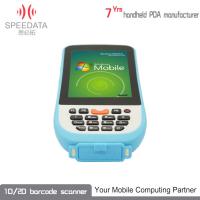 China Industrial Android Rugged PDA Thermal Printer Blue 4.3'' Wireless Bluetooth for sale