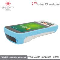 China Industrial Android Rugged PDA Thermal Printer Blue 4.3'' Wireless Bluetooth for sale