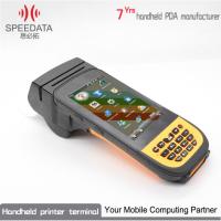 China Industrial Android Rugged PDA Thermal Printer Blue 4.3'' Wireless Bluetooth for sale