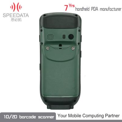 China Green Rugged PDA Thermal Printer With Android Barcode Scanner for sale