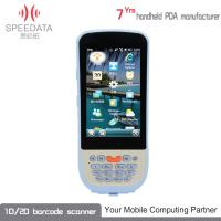 China Blue QR Mobile Barcode Scanner Printer Android IP 65 Waterproof for sale