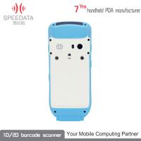 China Blue QR Mobile Barcode Scanner Printer Android IP 65 Waterproof for sale
