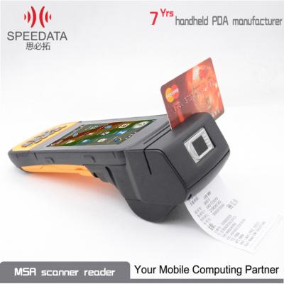 China Orange Windows Wireless PDA Thermal Printer 4.5 Inch High Definition IPS LCD for sale