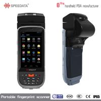 China 4.5'' LCD Touch Screen Handheld Fingerprint Scanners For Industries for sale