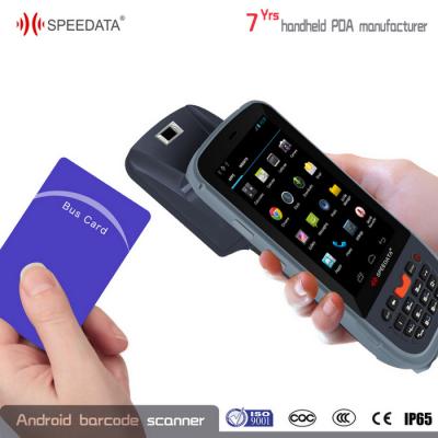 China Android 4.4.2 Biometric Fingerprint Scanner Ip65 With NFC Reader for sale