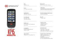 China Hand Held Digital Fingerprint Scanner GPRS With Quad Core 1.3 Ghz for sale