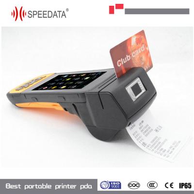 China Handheld Barcode Data Terminal Scanner Portable Thermal Printer With Display for sale