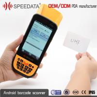 China Pocket UHF Bluetooth Hand Held Rfid Reader 1.8m Drop Protection for sale