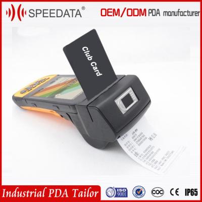 China Long Range 2m Rfid Handheld Readers With Mobile Fingerprint Scanner for sale