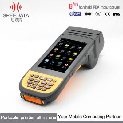 China Android Handheld PDA Industrial With Mobile Fingerprint Scanner Data Collection for sale