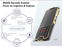 China Honeywell N43 1D Rugged Android Barcode Scanner NFC Portable with USB RS232 for sale
