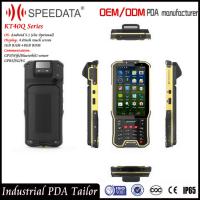 China Dual Sim Card 4G Android handheld computer barcode scanner with NFC RFID Reader for sale