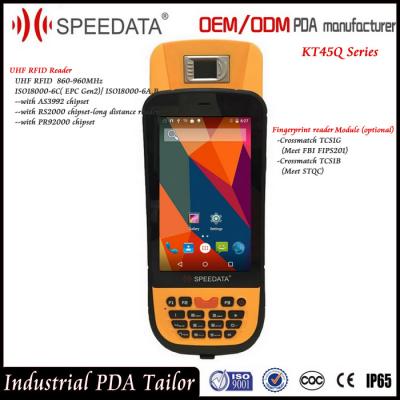 China 4.5'' Touch Screen Android Mobile Fingerprint Reader with Biometric Fingerprint  Modules for sale