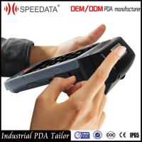 China Android Data Collection Device Portable PDA Thermal Printer with Barcode Scanner fingerprint for sale