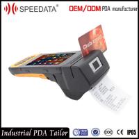 China 4G LTE Handheld Mobile Handheld Device with Biometrics Fingerprint Reader Printer for sale
