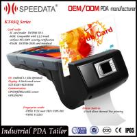 China 4G LTE Handheld Mobile Handheld Device with Biometrics Fingerprint Reader Printer for sale