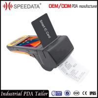 China GSM Gprs Mobile Handheld Smart Card Reader with NFC Reader Writer / Thermal Printer for sale