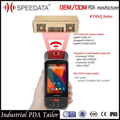 China 4G Rugged Android 5.1 Portable Data Collector PDA with Handheld Barcode Scanner for sale
