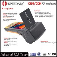 China 4G LTE Mobile Handheld Smart Card Reader PDA Industrial with Portable Thermal Printer for sale