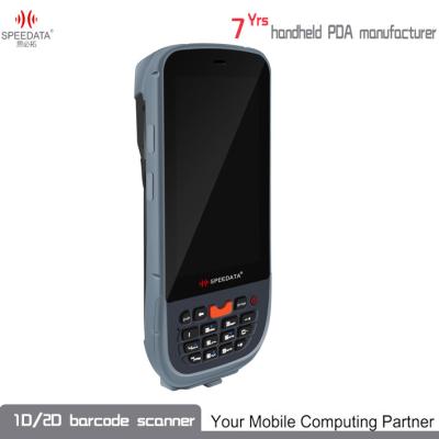 China Wireless Bluetooth Hand Held RFID Reader 13.56Mhz Barcode Data Terminal For Passive Tags for sale