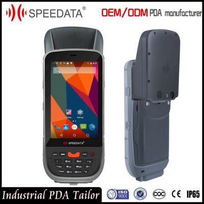 China IP65 Laser Handheld RFID Reader , Portable Data Terminal Barcode Scanner Android for sale