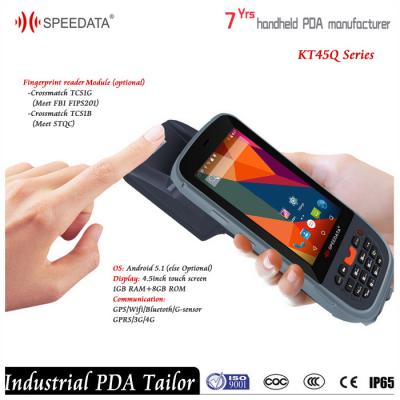 China Biometrics Fingerprint Scanner with Long Range UHF RFID Reader and Barcode Scanner for sale