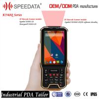 China 2D Handheld Android Barcode Scanner / Industrial Smartphone PDA Mobile Device WIFI 4G for sale
