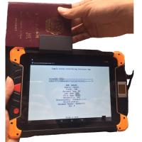 China 4G LTE Android 5.1 Rugged Tablets PC with Handheld OCR MRZ Passport Scanner for sale