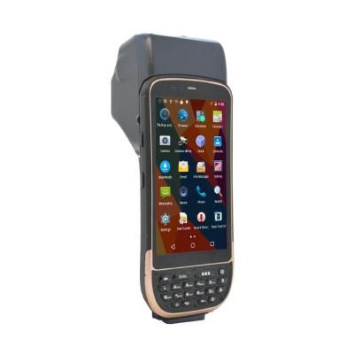 China Portable PDA Thermal Printer , 1D 2D Handheld Barcode Scanner Android With Display for sale