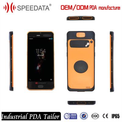 China Rugged KT55 Wifi 4G Gsm Android Mobile Barcode Scanner PDA with Dual Screens for sale