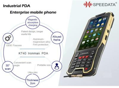 China Smartphone PDA Mobile Device , Cordless Laser Barcode Scanner 2G 5G WIFI 4G Connection for sale