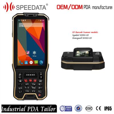 China Wifi , Bluetooth Barcode Scanner Handheld for Android Device with MTK 6753 CPU 4G , 3G , 2G and GPS Supported for sale