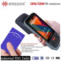 China 4.5 inch 860-960MHZ UHF Rugged Wireless RFID Card Reader 3M Range for sale