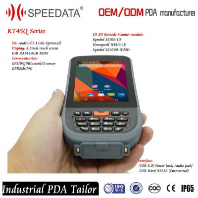 China For Android Barcode Scanning with Wifi and 4G LTE Supportive 2017 Handheld Mobile Phone Barcode Reader for sale