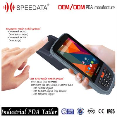 China Bluetooth Portable Data Collector Terminal with Long Range Ultra high Frenquency Reader for sale