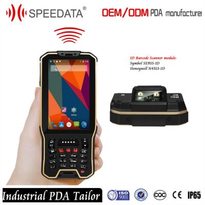 China Quad-Core 1.3GHz Android Handheld Barcode Scannner with NFC RFID Reader for sale