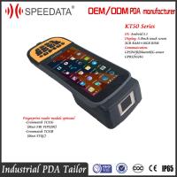 China Portable Industrial Android Barcode Scanners Handheld Fingerprint Scanner for sale