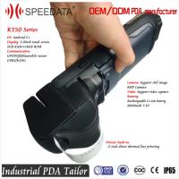 China 5.0 Inch Android Bluetooth Industrial PDA Thermal Printer Barcode Scanner 58mm Portable for sale