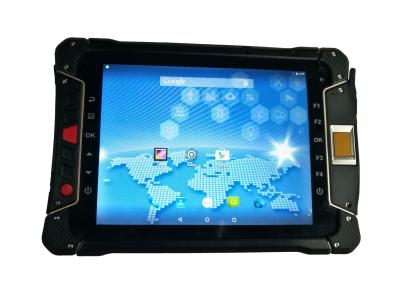 China OEM 8‘’ Rugged Tablet PC Mobile Fingerprint Scanner 1.5M Drop Resistance for sale