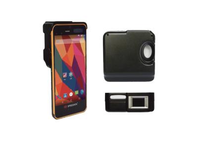 China Wifi GPS Portable Data Collector Barcode Scanner and Fingerprint Reader Android for sale
