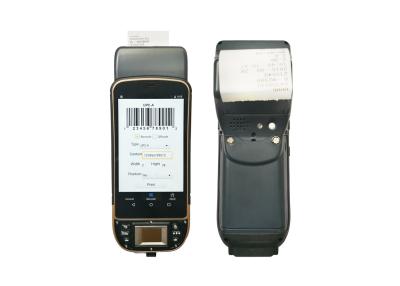 China IP65 Portable Wireless Android Fingerprint Scanner Printer for Tax / Parking Fee Collection for sale