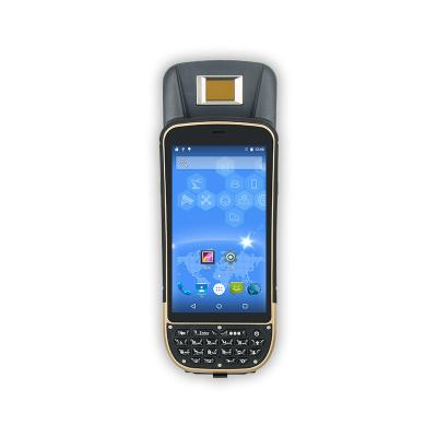 China Rfid Qr Code Portable Fingerprint Scanner , All In One EDC Mobile Pos Terminal for sale