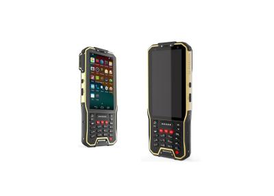 China Portable 4G Android Barcode Scanners Pocket Pc Barcode Scanner Black for sale