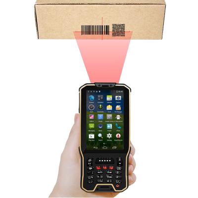 China Honeywell Laser Android Barcode Scanners GSM 4G LTE Android 5.1 OS Magnetic Charging for sale
