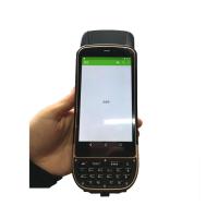 China LF125Khz 4G LTE Android Handheld RFID Scanner D/2D Laser Reader Writer 1.3Ghz for sale