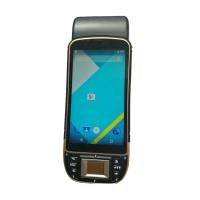 China Industrial PDA Android Barcode Scanners with built-in Printer ,fingerprint scanner for sale