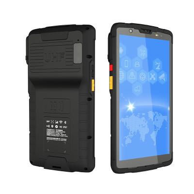 China Android 8.1 OS Octa-Core 2.0GH 2G RAM 16G ROM Industrial Portable UHF RFID Reader Handheld Barcode Scanner PDA Device for sale