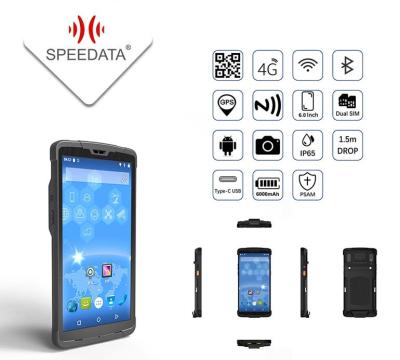 China Handheld Android 8.1 Barcode Scanners Mobile Computer Newland CM60 NFC RFID Reader for sale