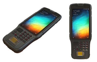 China Handheld Android Biometric Fingerprint Scanner Tablet PC Barcode Scanner for sale
