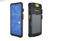 China Portable Mobile RFID Reader Writer HF 5.0 Inch Screen 13.56MHz ISO 14443A/B ISO 15693 for sale